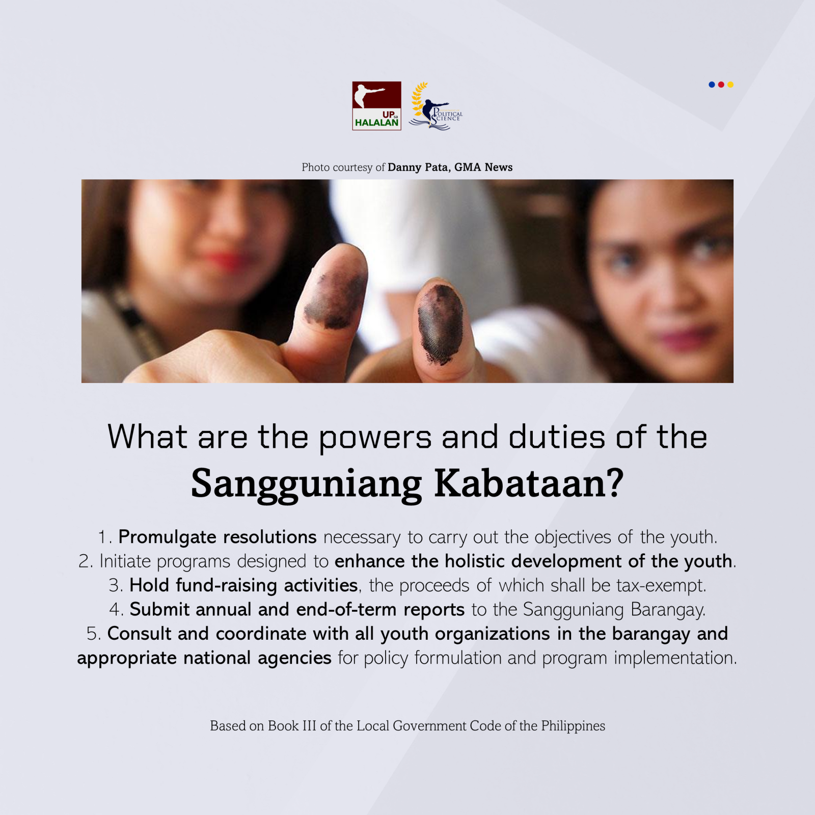Powers and Functions of SK Officials – UP sa Halalan