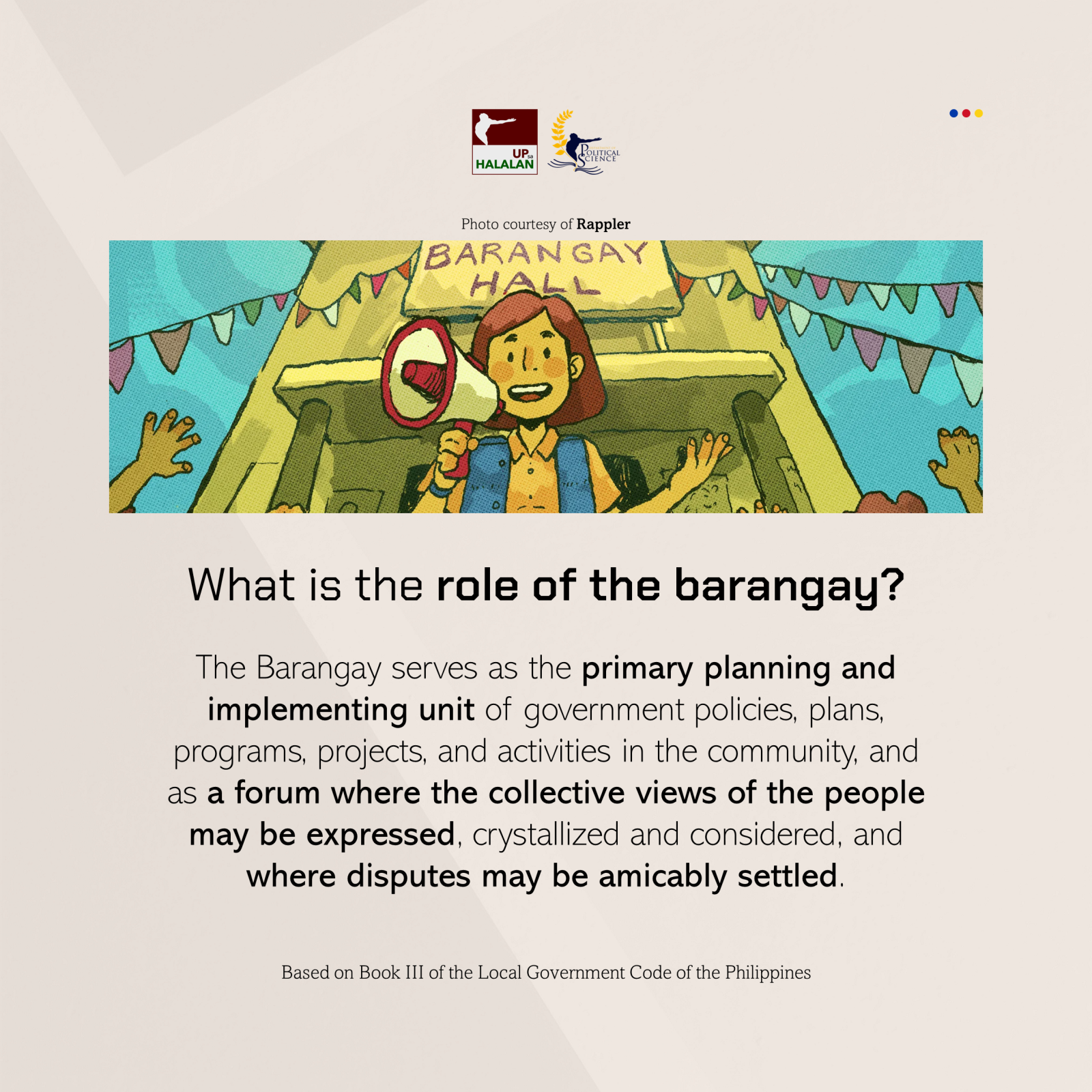 Powers and Functions of Barangay Officials – UP sa Halalan
