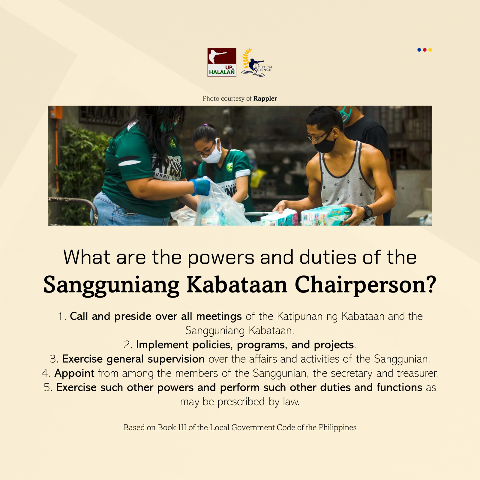 Powers and Functions of SK Officials – UP sa Halalan