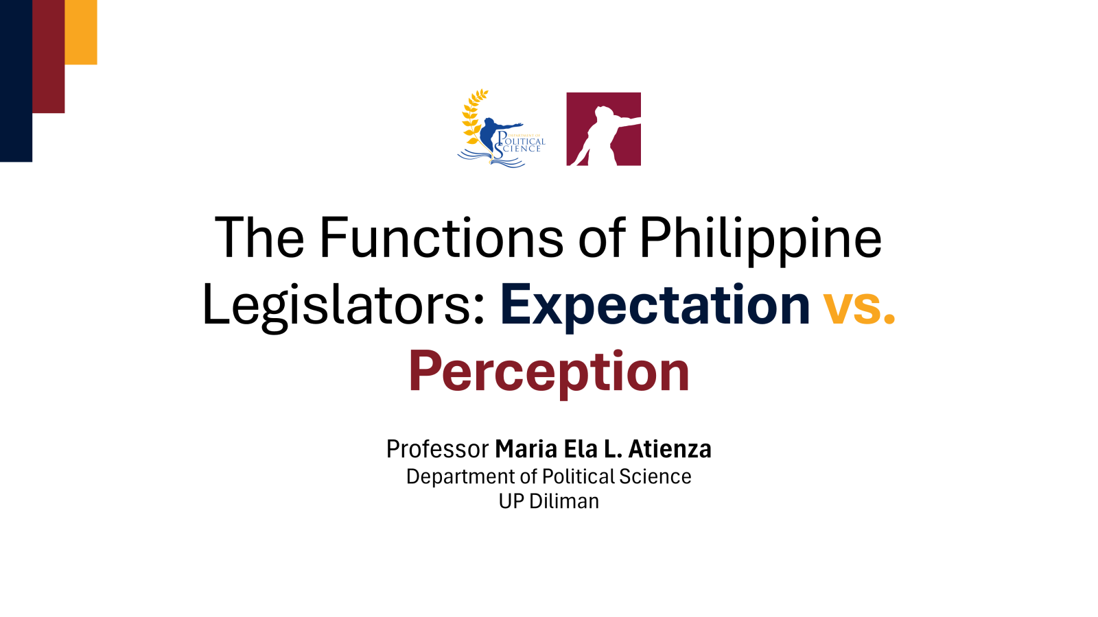Ang mga Tungkulin ng mga Mambabatas ng Pilipinas: Inaasahan vs ...